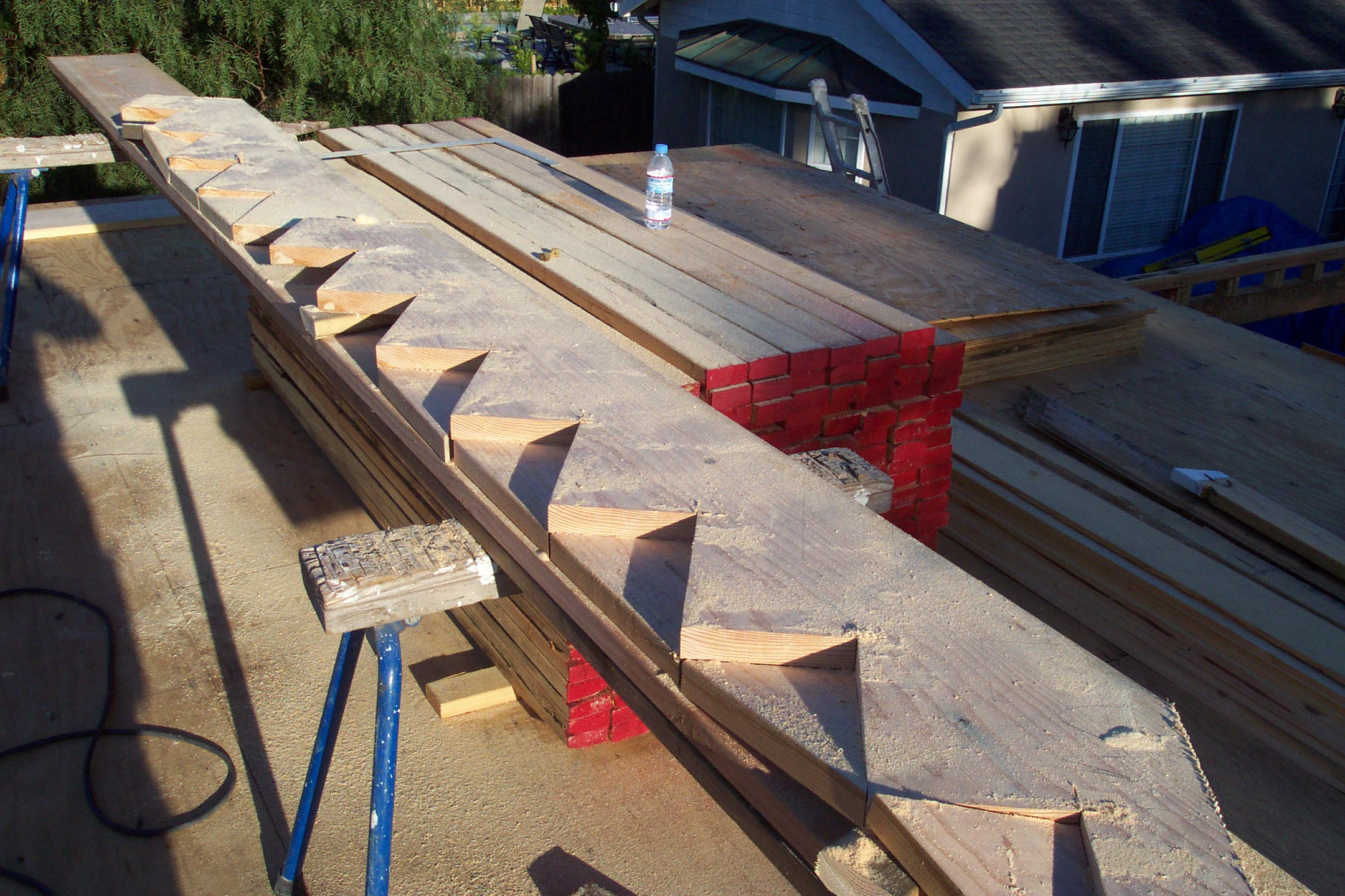 Split Level Stair Framing